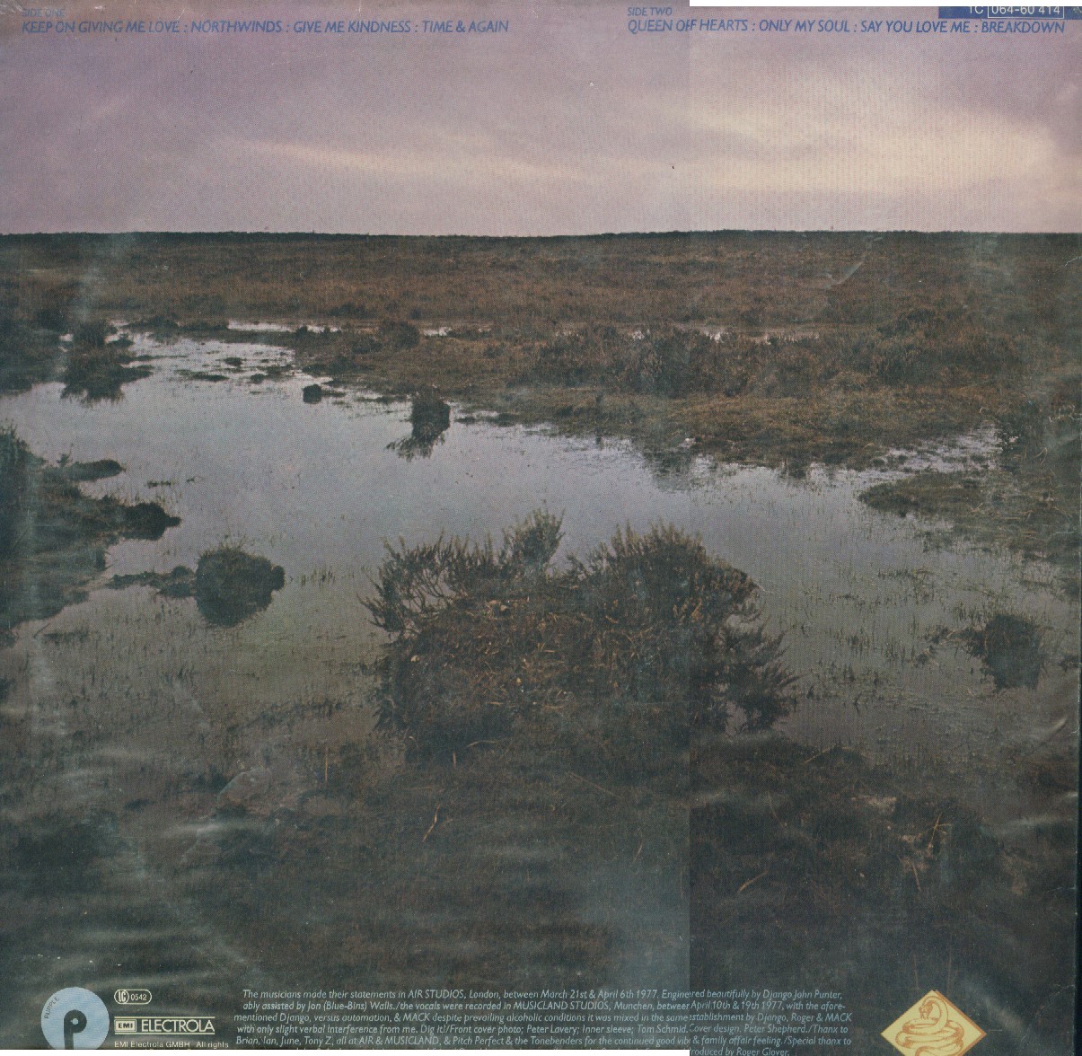 David Coverdale NorthWinds : LP Back germany | CD Covers | Cover ...